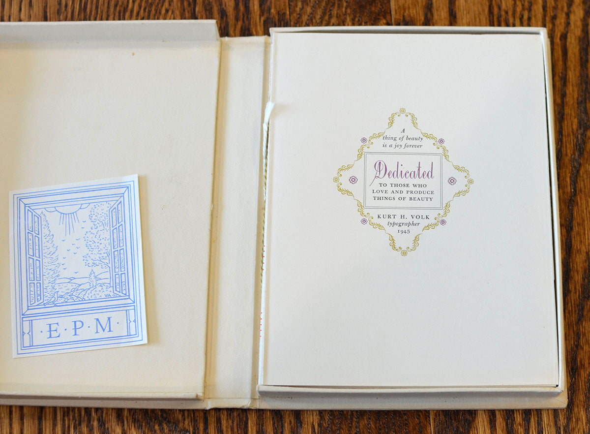 [Kurt H. Volk] My Treasure Chest – Under the Hill Books