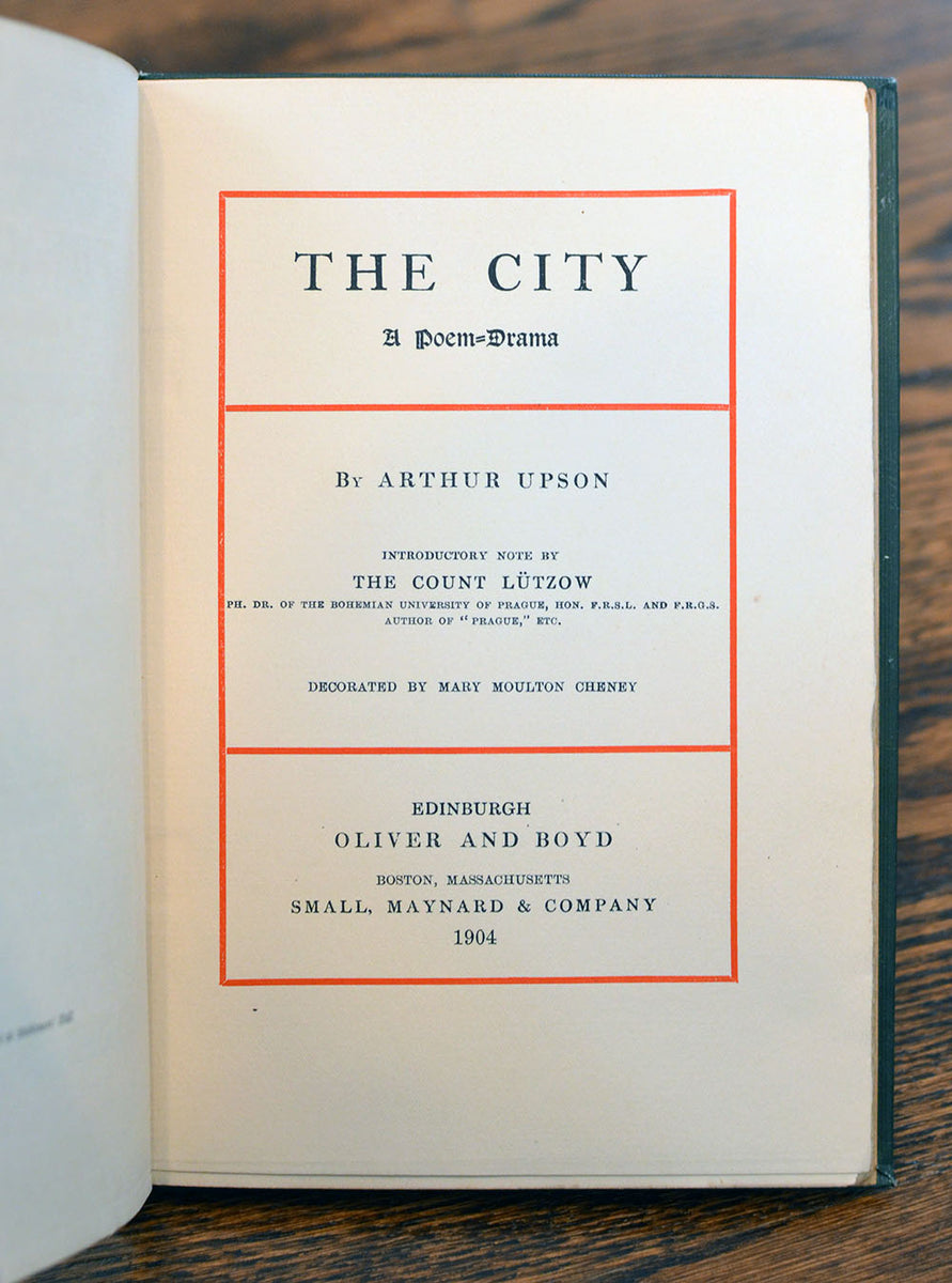 [Mary Moulton Cheney | Hand-Colored] The City – Under the Hill Books